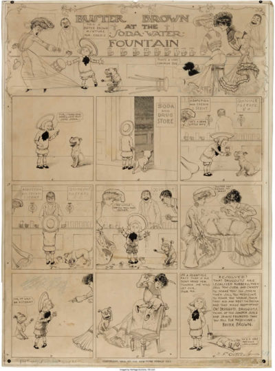 Buster Brown Original Art