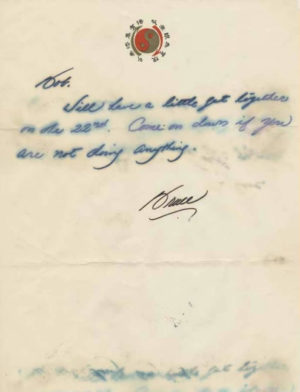 Bruce Lee Letters