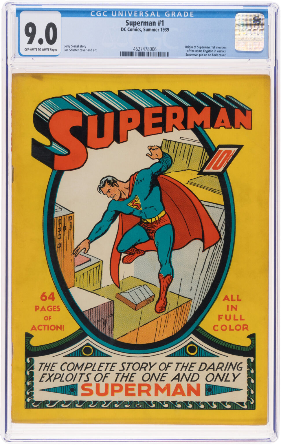 ‘Superman’ No. 1 Sells for $9.12 Million at Heritage, Becomes World’s Most Expensive Comic Book